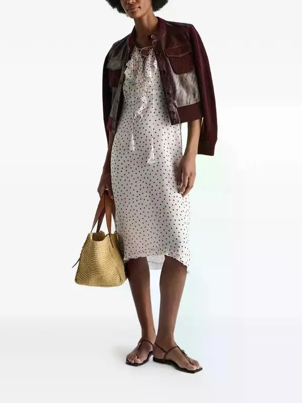 Dorothee Schumacher Lambskin-panelled Knit Jacket