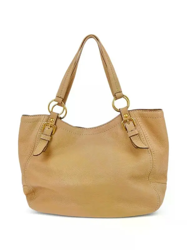 Prada Buckle Detail Tote Bag
