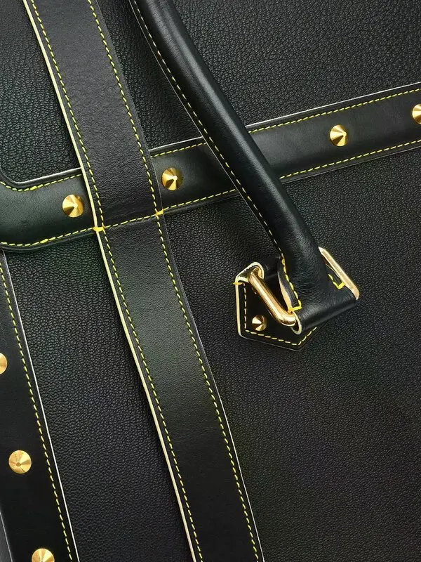 LOUIS VUITTON Studded Leather Handbag