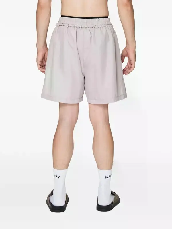 OFF DUTY Molt Logo-jacquard Shorts