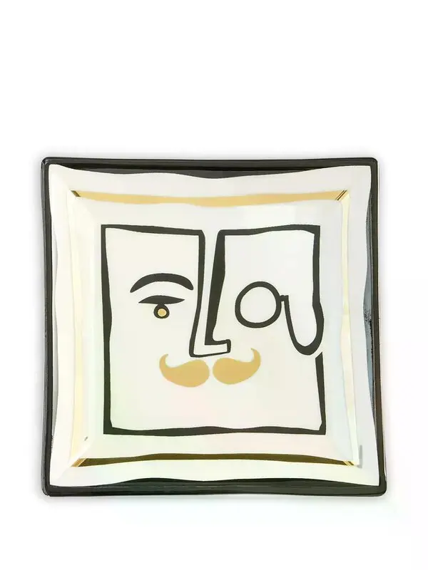 Jonathan Adler Marseille Square Tray - Neutrals