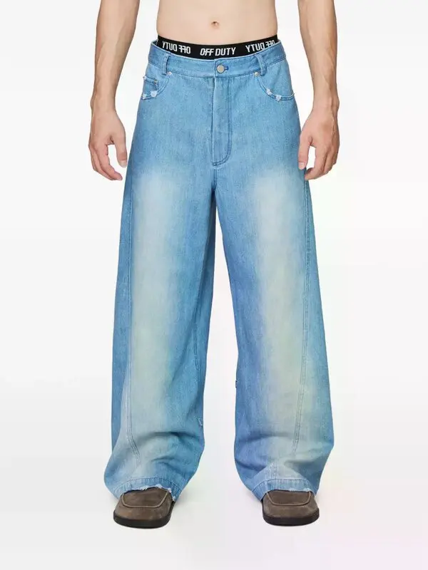OFF DUTY Hume Twist Wide-leg Jeans