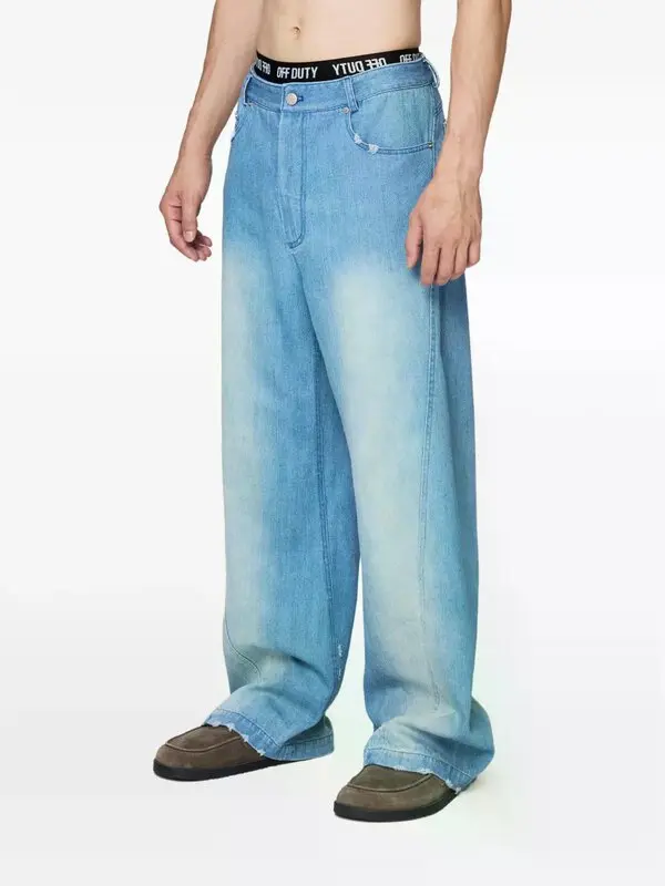 OFF DUTY Hume Twist Wide-leg Jeans