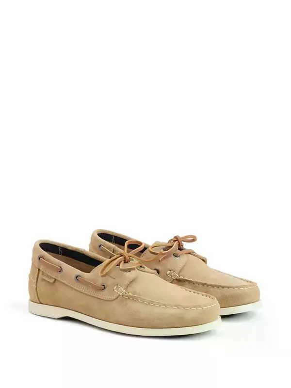 Manebí Lace-up Suede Boat Shoes