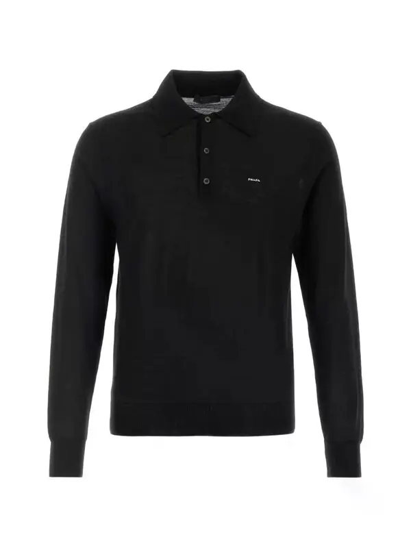 Prada Fine-knit Long-sleeve Sweater