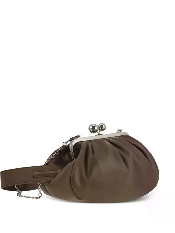 Max Mara Medium Pasticcino Leather Clutch Bag