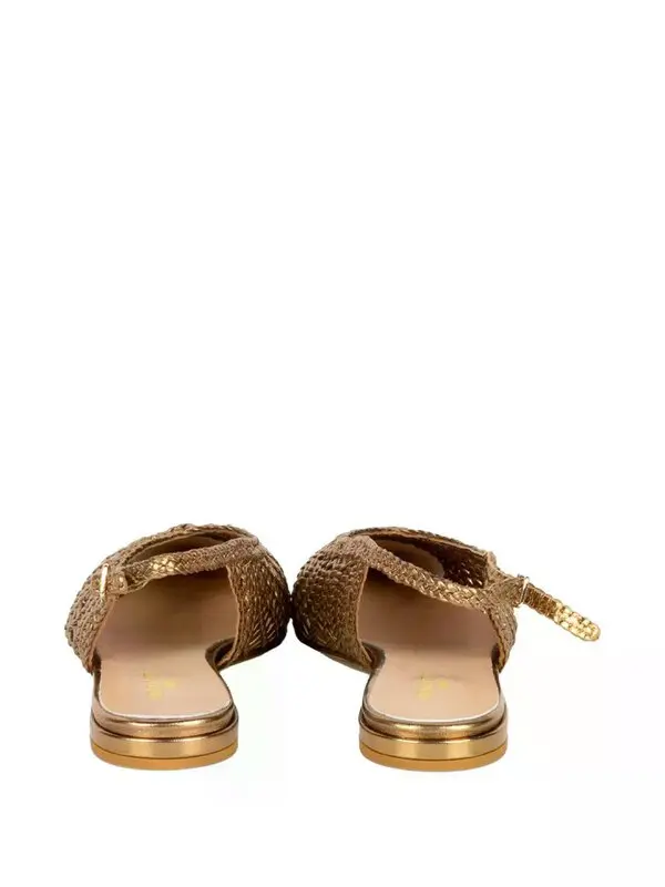 Status Woven Slingback Mules