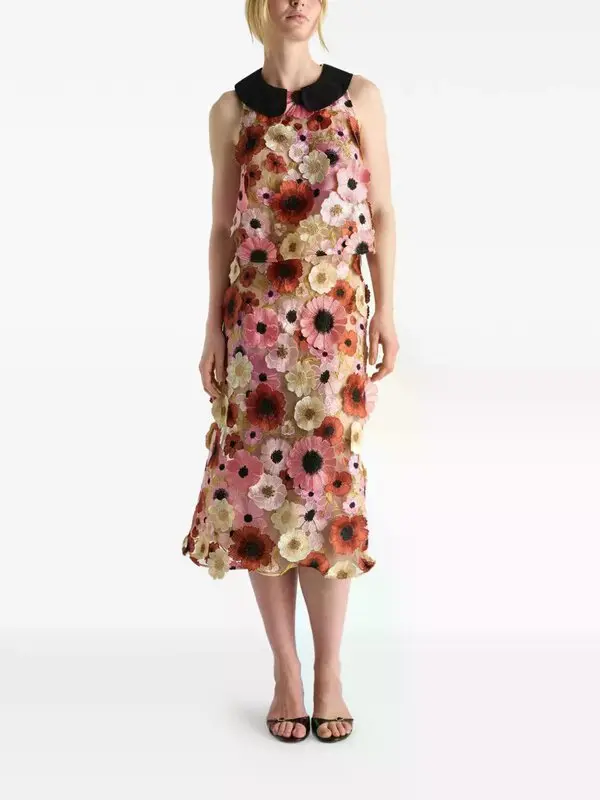 Dorothee Schumacher Blooming Meadow A-line Midi Skirt - Neutrals