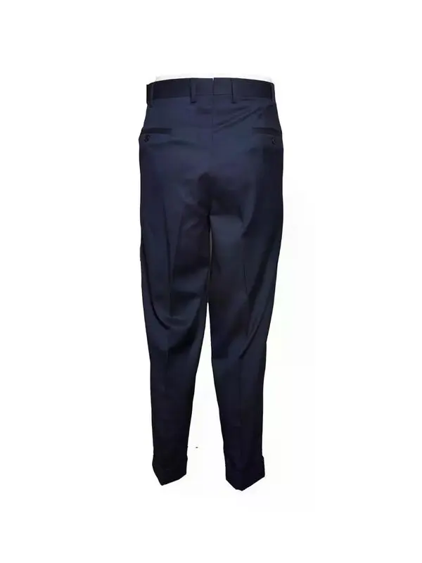 BRANDO Pleated Turn-up Trousers