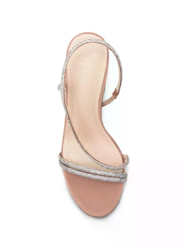 TWENTY FOURHAITCH Flamenco Crystal-embellished Slingback Sandals