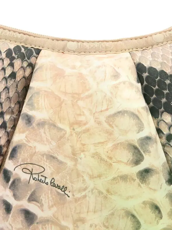 Roberto Cavalli Venezia Python-embossed Tote Bag