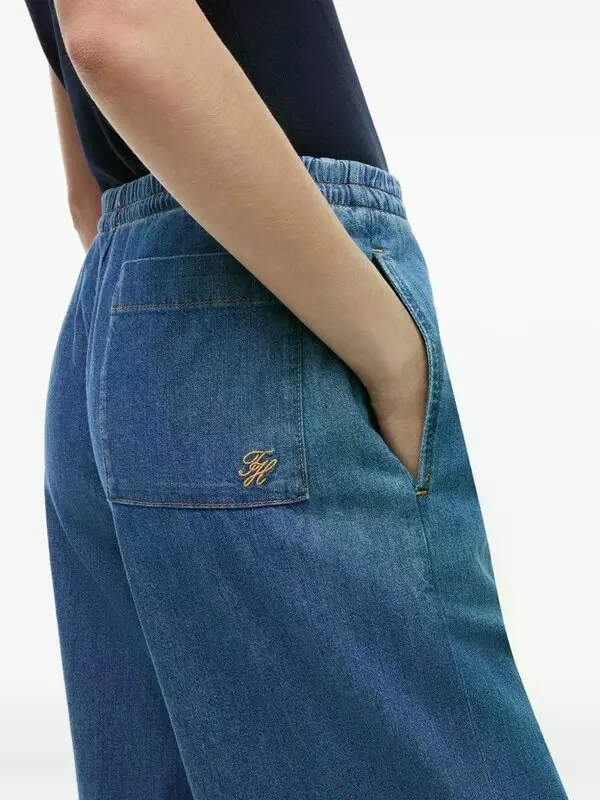 Tommy Hilfiger Drawstring Wide-leg Jeans