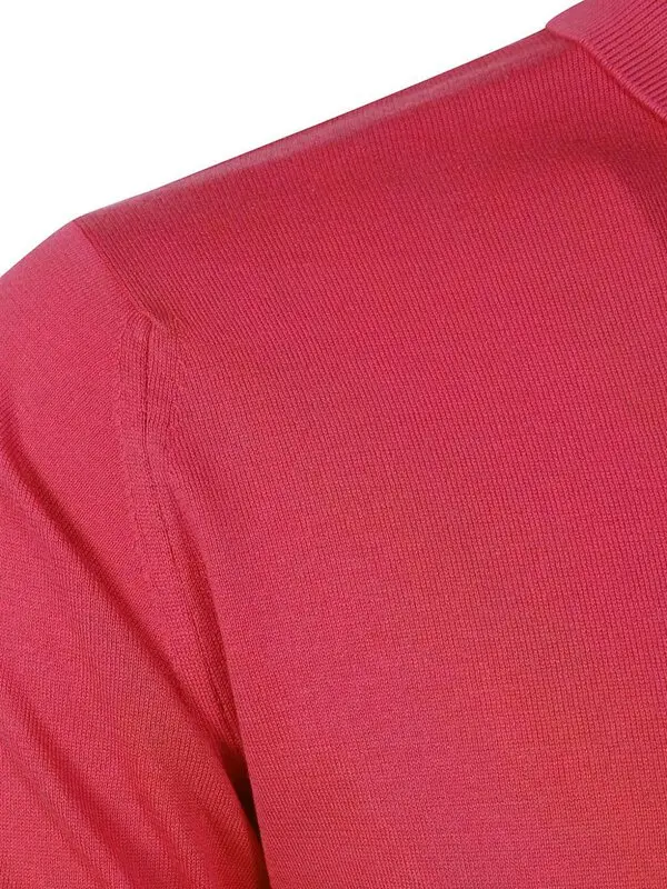 John Smedley Adrian Short-sleeve Polo Shirt - Pink