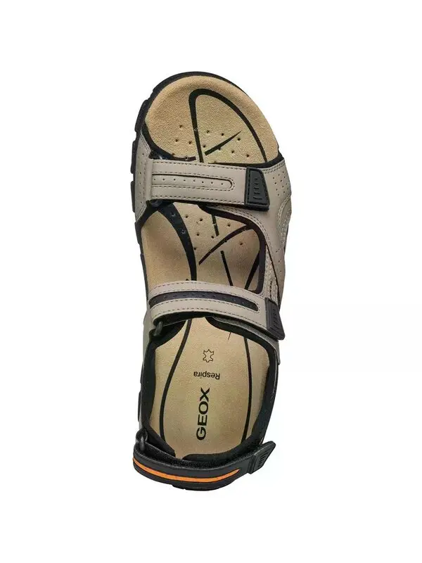 Geox Perforated Touch-strap Sandals