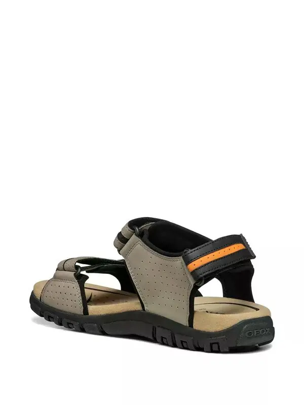 Geox Perforated Touch-strap Sandals