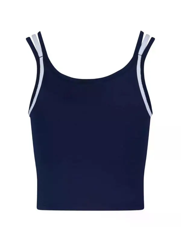 Adidas Logo Print Cropped Tank Top