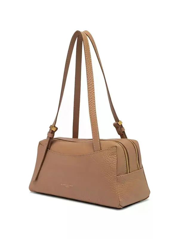 GIANNI CHIARINI Dea Grained Leather Shoulder Bag - Neutrals