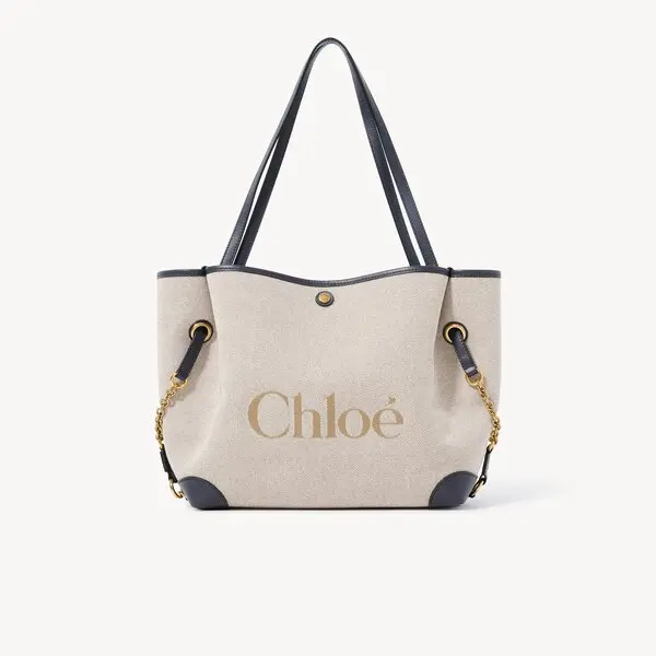 Chloé Clover Double Carry Bag - Black Navy