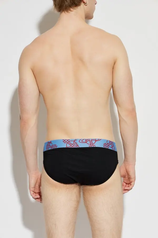 VIVIENNE WESTWOOD Two-pack Of Briefs With Logo