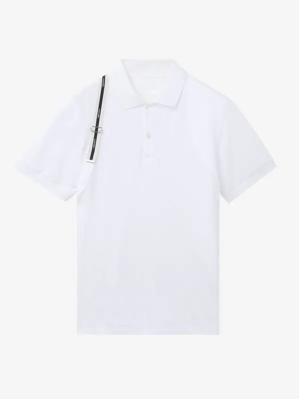 Alexander McQueen Harness Polo Shirt - Optical White