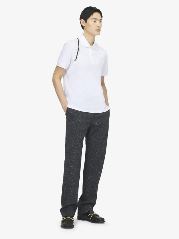 Alexander McQueen Harness Polo Shirt - Optical White