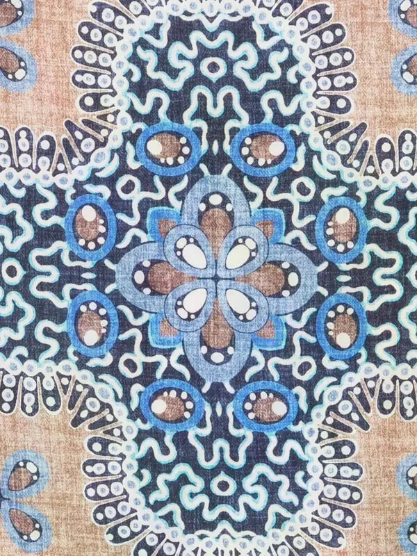 DELL'OGLIO Tokio Geometric-print Scarf