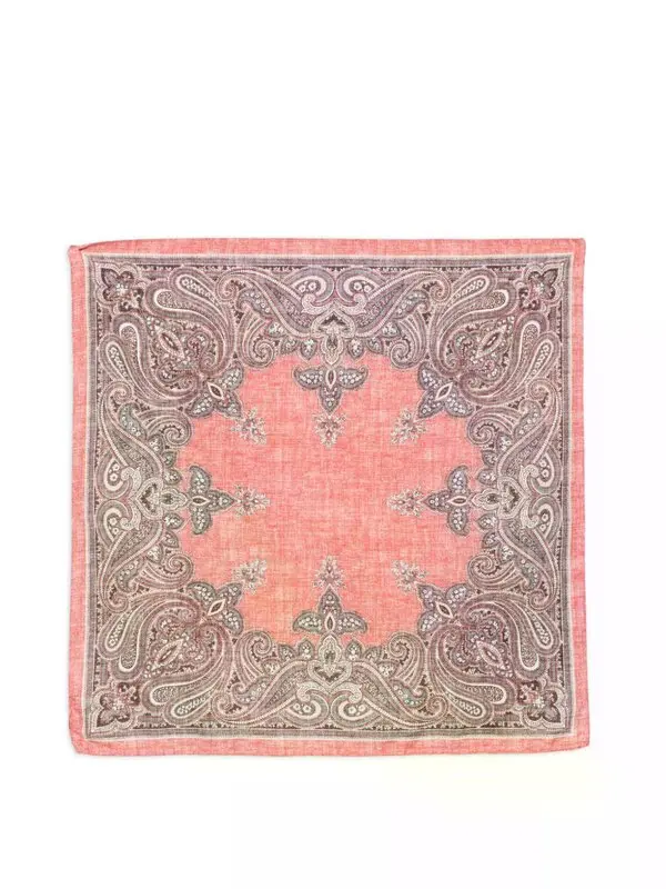 DELL'OGLIO Paisley-print Scarf