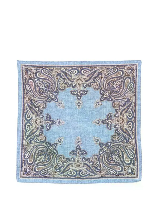 DELL'OGLIO Paisley-print Scarf