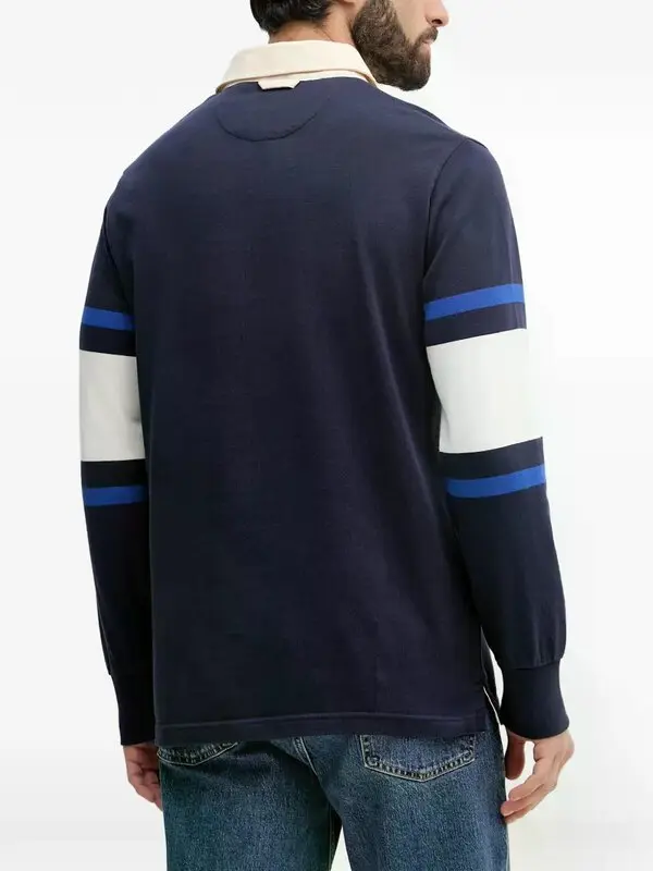 Gant Striped Logo-embroidered Sweater