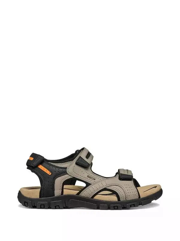 Geox Perforated Touch-strap Sandals