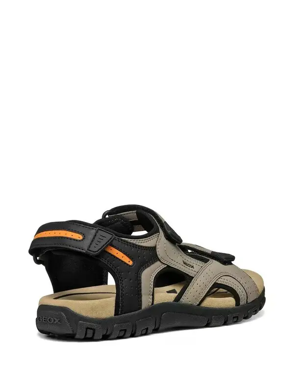 Geox Perforated Touch-strap Sandals