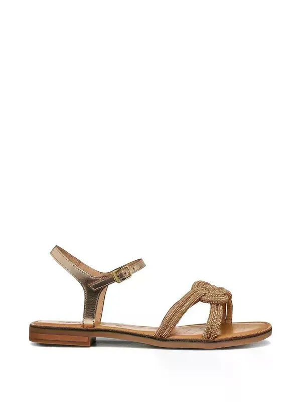 Geox Maddalusia C Knotted Sandals - Gold