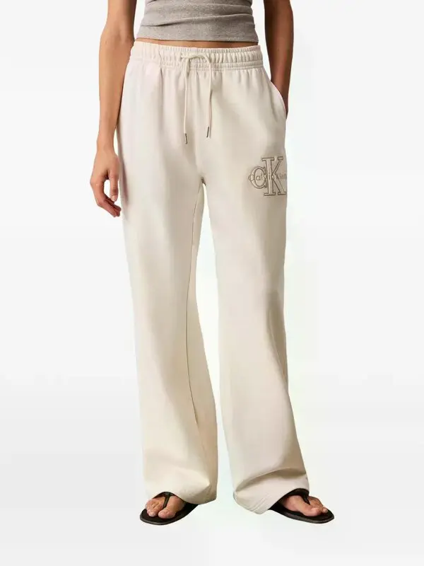 Calvin Klein Embroidered Drawstring Track Pants