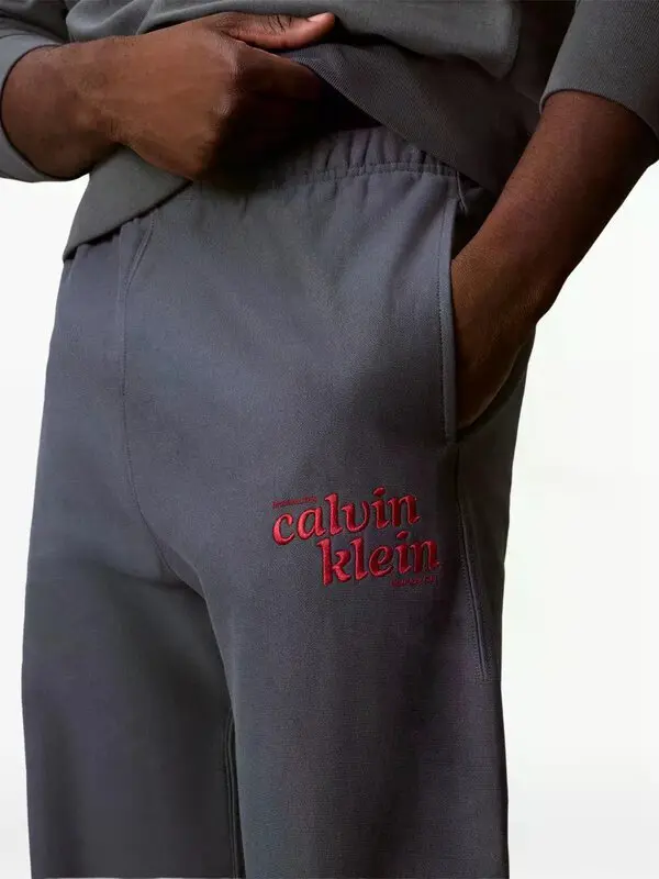 Calvin Klein Logo-embroidered Elasticated Track Pants