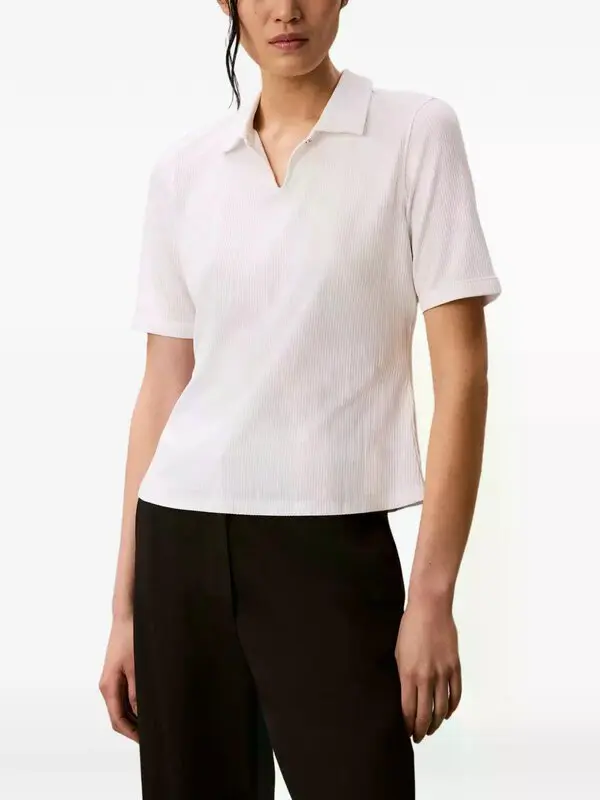 Calvin Klein Ribbed Polo Shirt