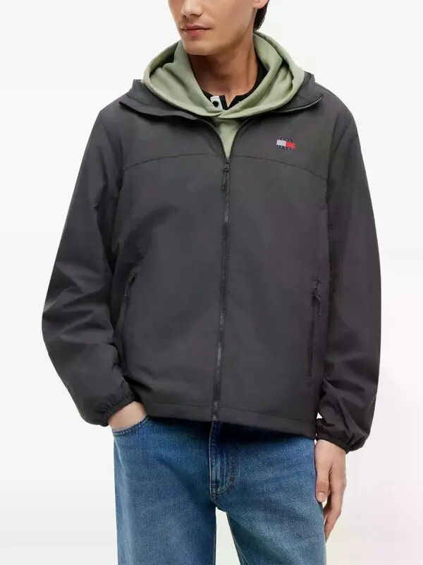 Tommy Hilfiger Logo Patch Hooded Jacket