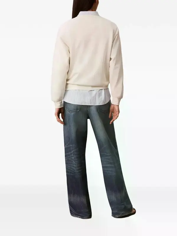 Calvin Klein Embroidered Logo Crewneck Sweatshirt