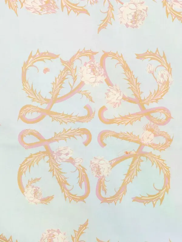 Loewe Anagram Artichoke-flower Scarf