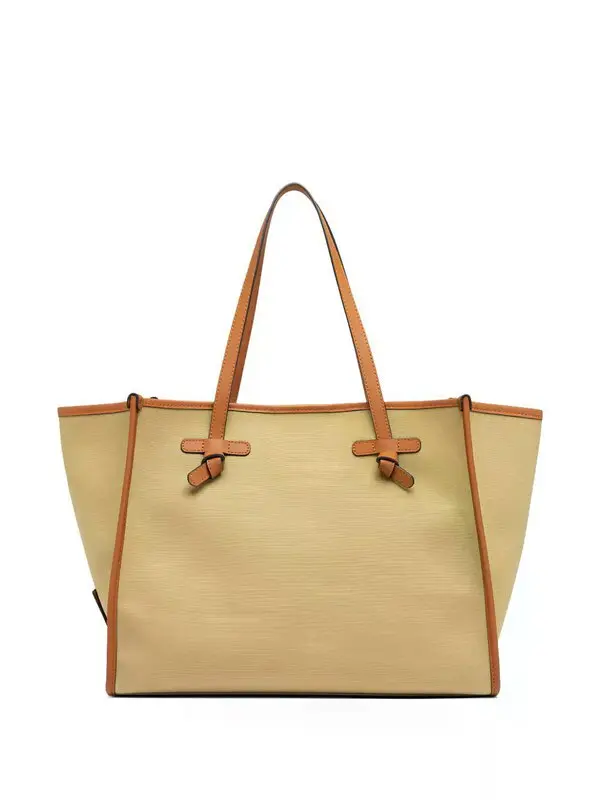 MARCELLA CLUB Canvas And Leather Trim Tote Bag