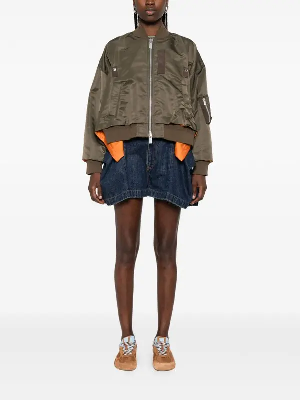 Sacai Nylon Bomber Jacket - Multicolor