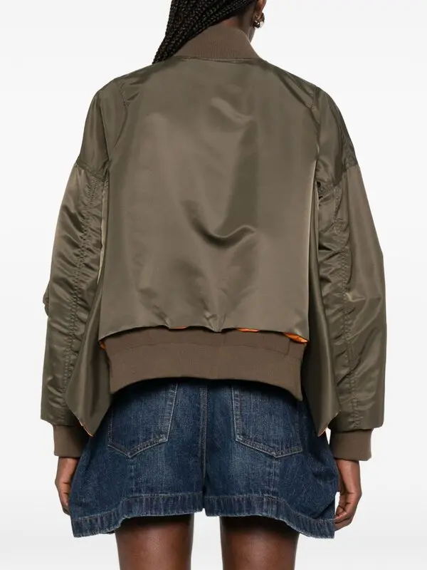 Sacai Nylon Bomber Jacket - Multicolor