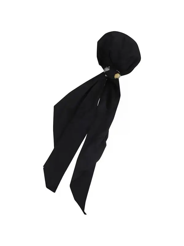 HAMOULET Iris Bead-embellished Headscarf - Black