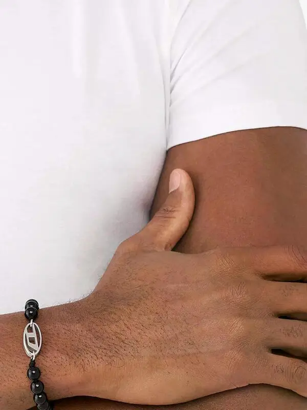 DIESEL® Logo Beaded Bracelet