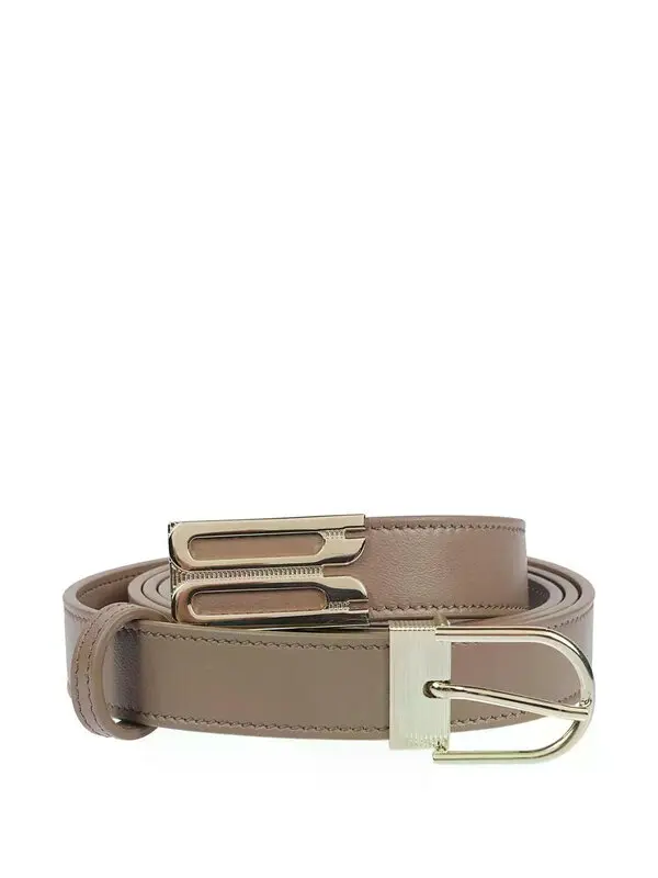 Victoria Beckham Logo-buckle Leather Belt