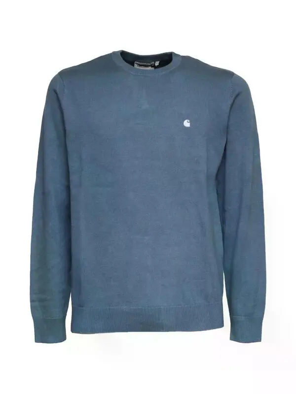 Carhartt Work In Progress Madison Cotton Sweater - Blue
