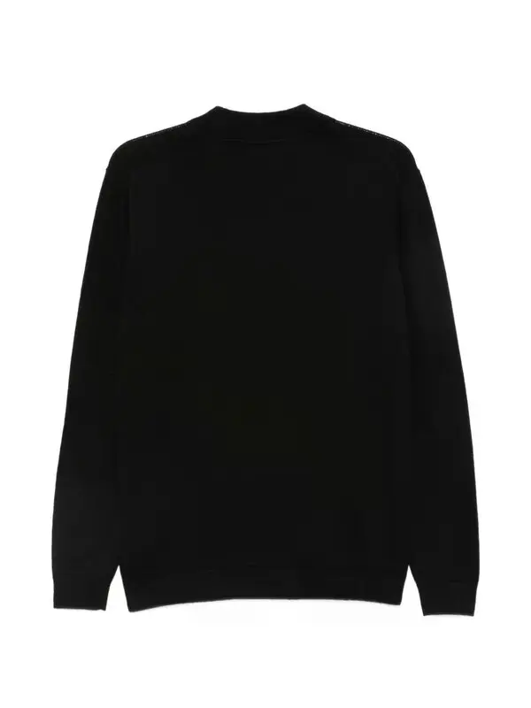 Karl Lagerfeld Logo Patch Crew Neck Sweater