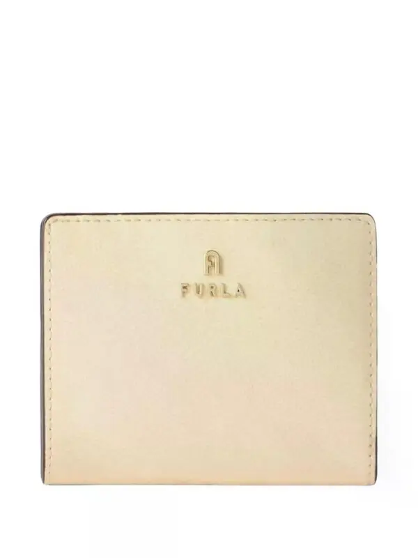 Furla S Camelia Grained-leather Wallet - Neutrals