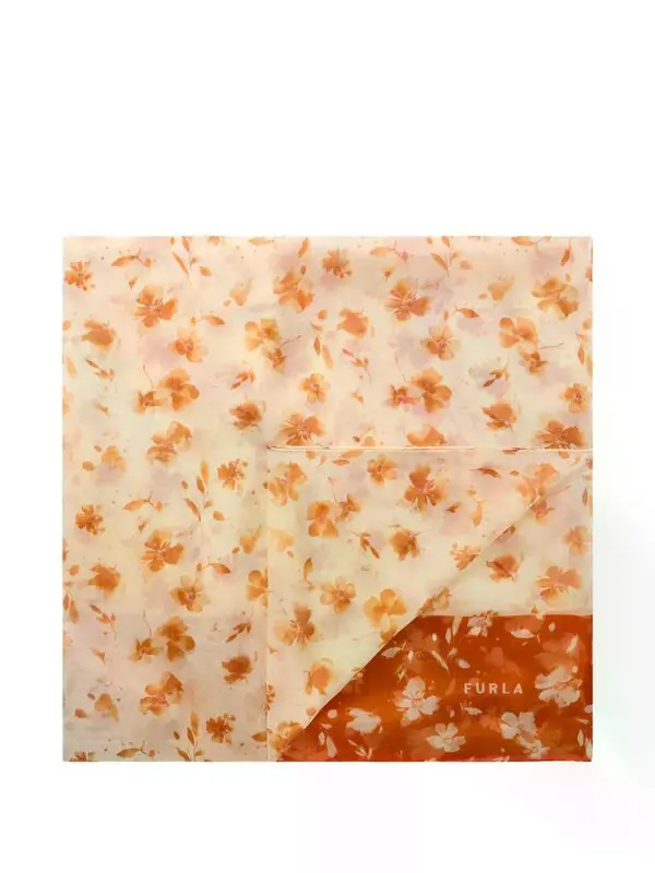 Furla Primavera Floral-print Scarf