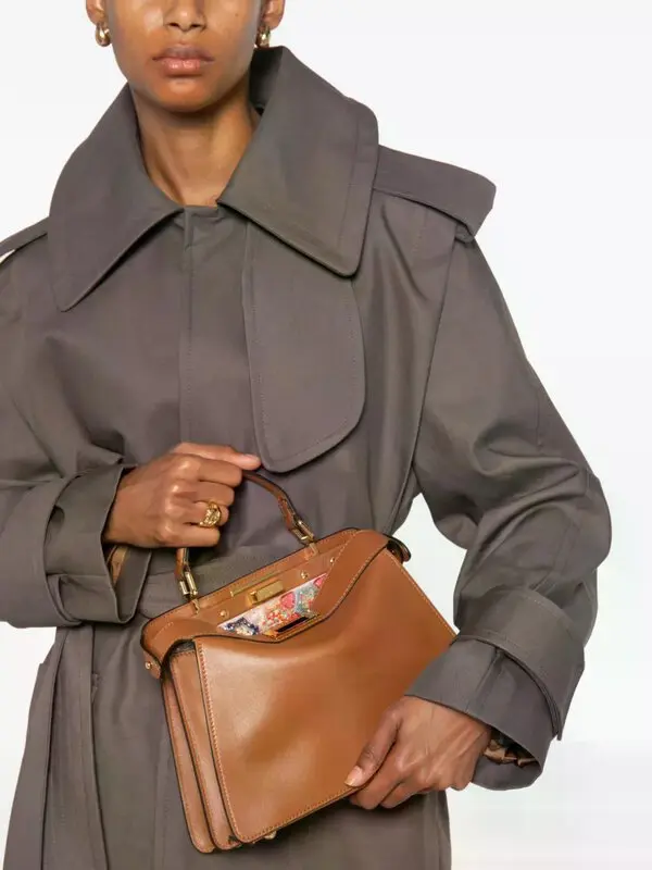 Fendi Small Peekaboo Iseeu Leather Tote Bag