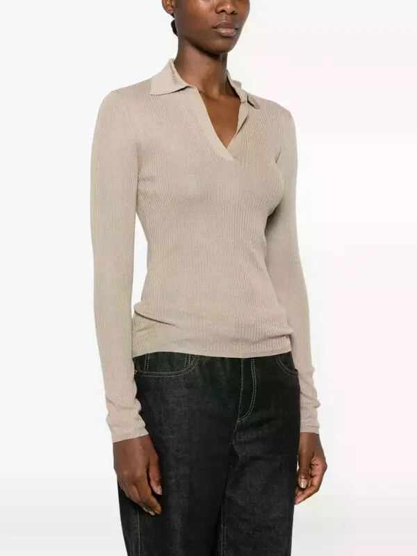 Max Mara Ribbed Knit Sweater